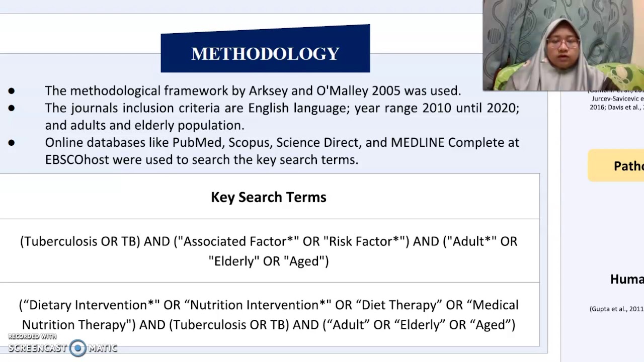 SCOPING REVIEW E-POSTER PRESENTATION (NDD 31102: SEMINAR IN DIETETICS ...