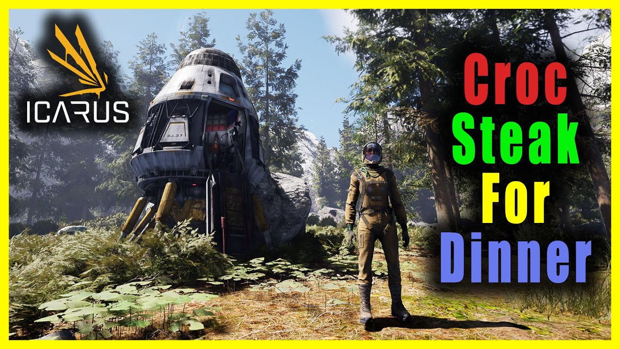 icarus gameplay pc 2022 - Croc Steak For Dinner - YouTube