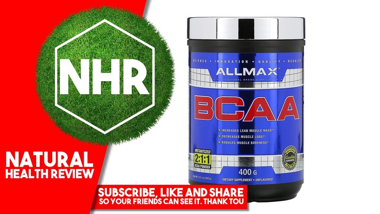 ALLMAX Nutrition, BCAA, Instantized 2:1:1 Ratio, Unflavored Powder, 400 ...