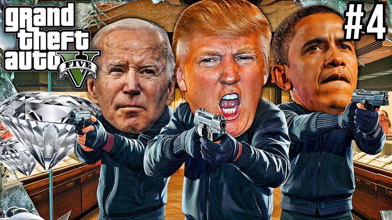 US Presidents play GTA 5 Story mode part 4 - YouTube