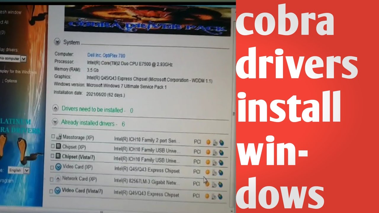 cobra drivers install windows technical rajput 2021 - YouTube
