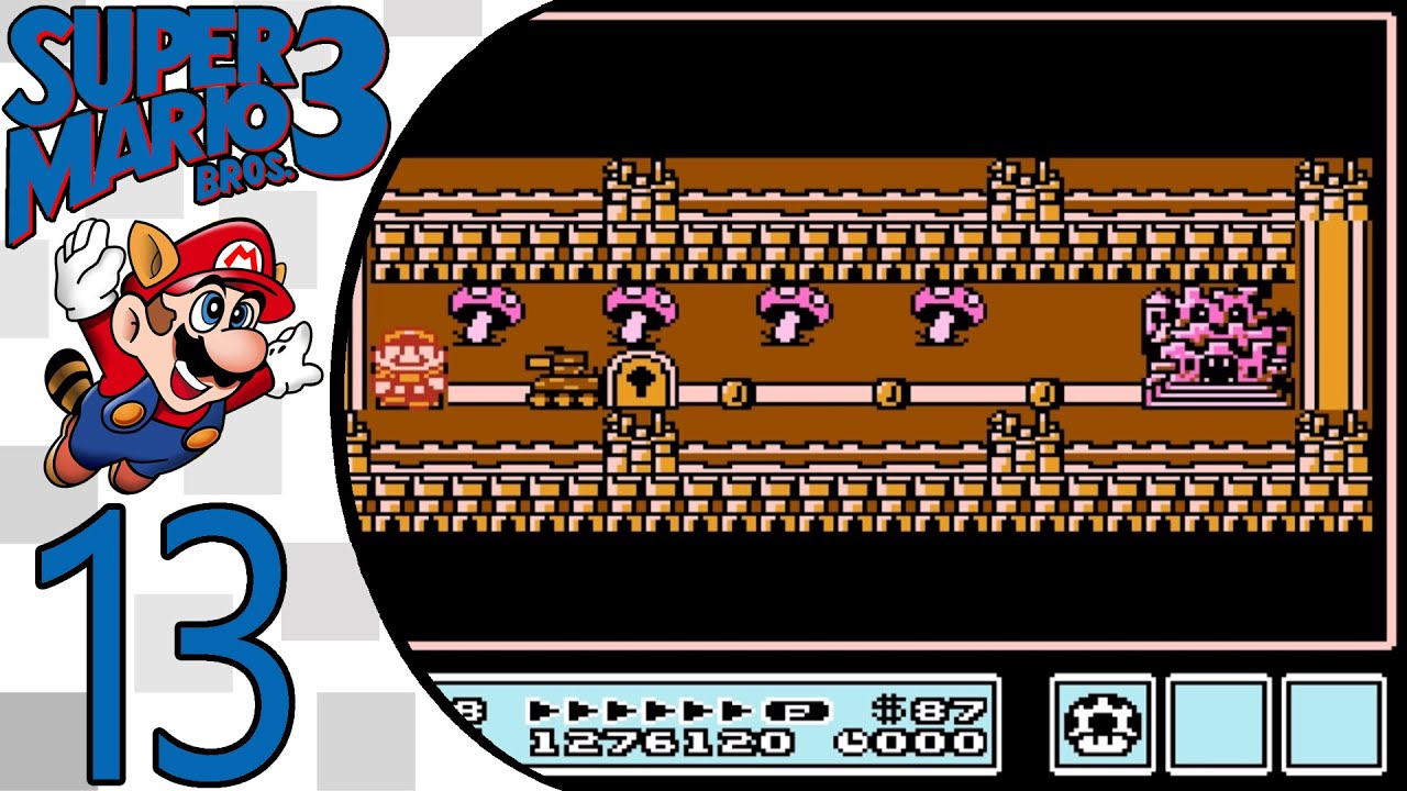 Super Mario Bros. 3 #13 - World 8 Final Castle And Bowser Fight - YouTube