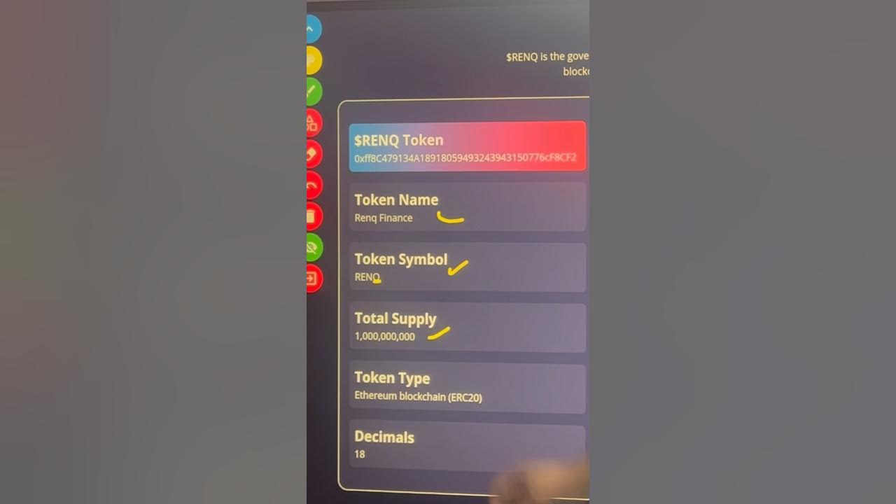 RenQ Token Review l RenQ Token Update l Renq Finance token review #adiltrade - YouTube