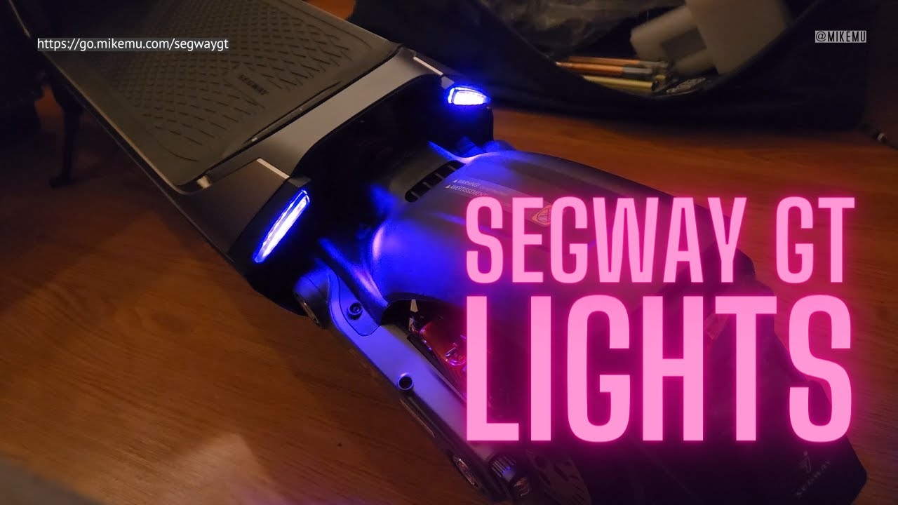 All the Ambient Light Programs / Glow Light Settings on the Segway GT ...