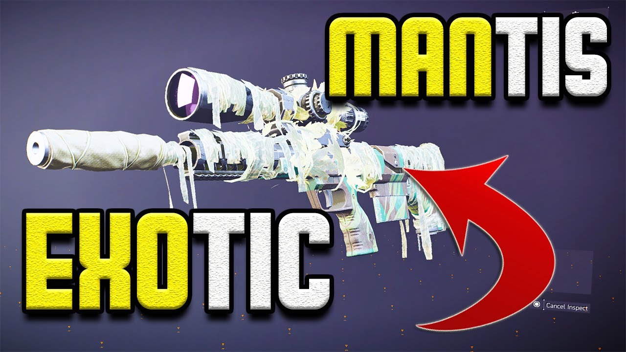 The Division 2 | Mantis Exotic Marksman Rifle - YouTube