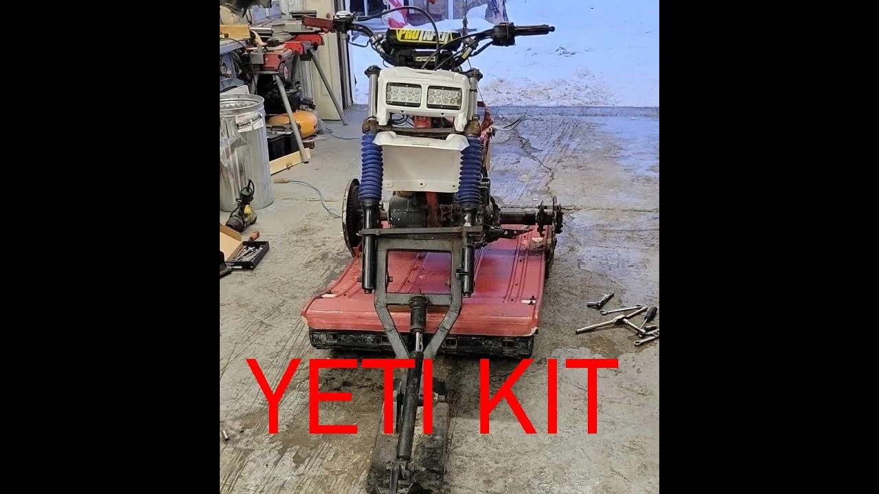 How to install Yeti Tracks on a 3wheeler Honda ATC250SX - YouTube
