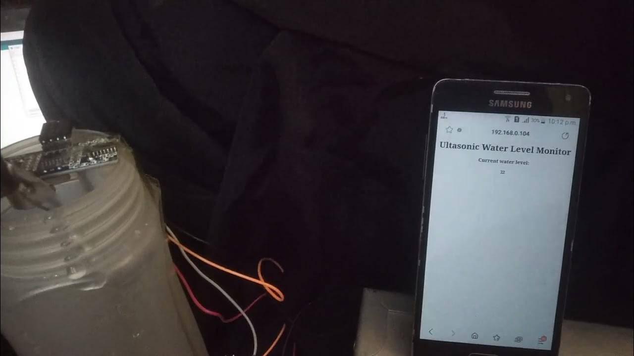 (Demo) IoT based contactless Water level Monitoring with ESP32 and ...