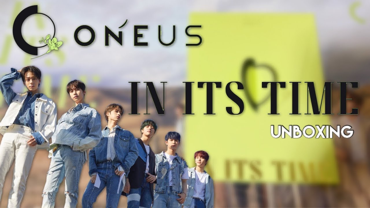 【Unboxing】ONEUS(원어스) - 1st Single Album「IN ITS TIME」開封 - YouTube