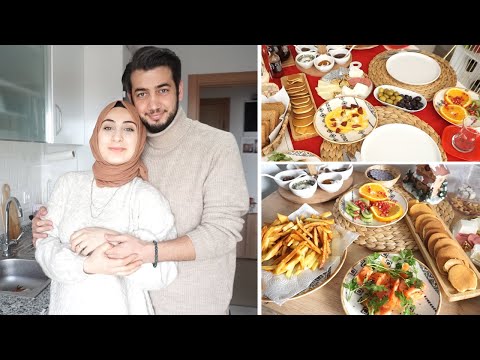 EŞİME SÜPRİZ KAHVALTI❤ | SEVGİLİLER GÜNÜ🛍 | SOFRA DÜZENİM
