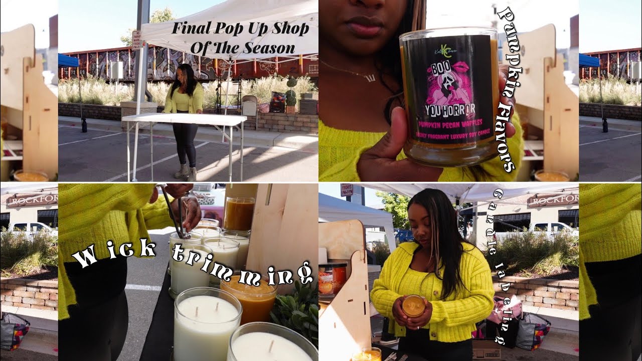 Last Candle Pop Up Shop Of The Season + Easier Way To Put Up Tent ...