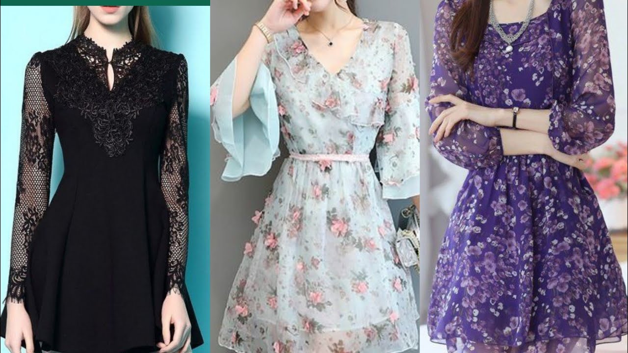 gorgeous attractive most running style women skater dress floral print ...