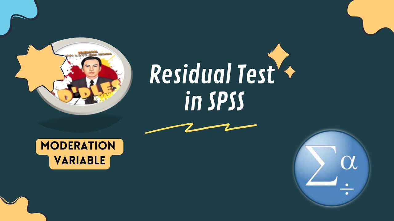 Moderating Variable Test with Residual Test in SPSS - YouTube
