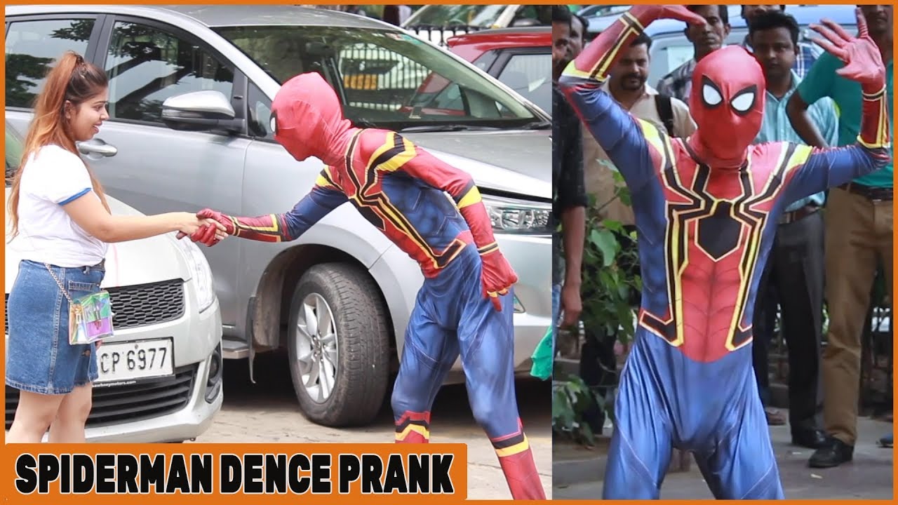 Spiderman Dance In Public Prank| Funky Joker - YouTube