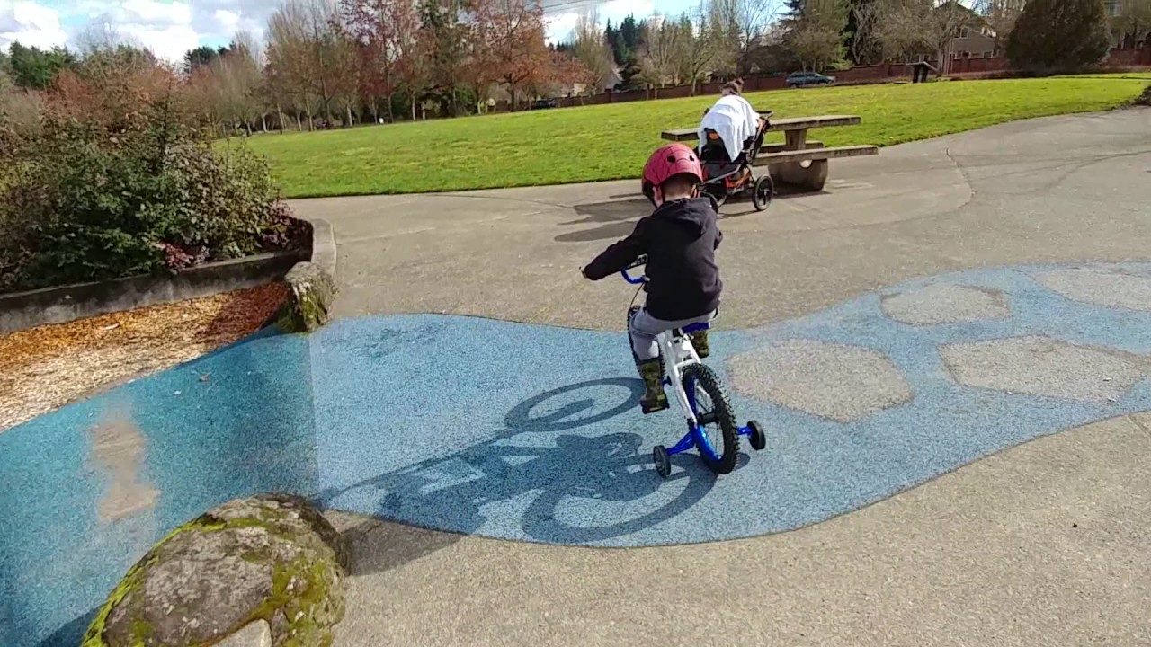Chase: Cycling at Ibach Park 2/25/17 - YouTube