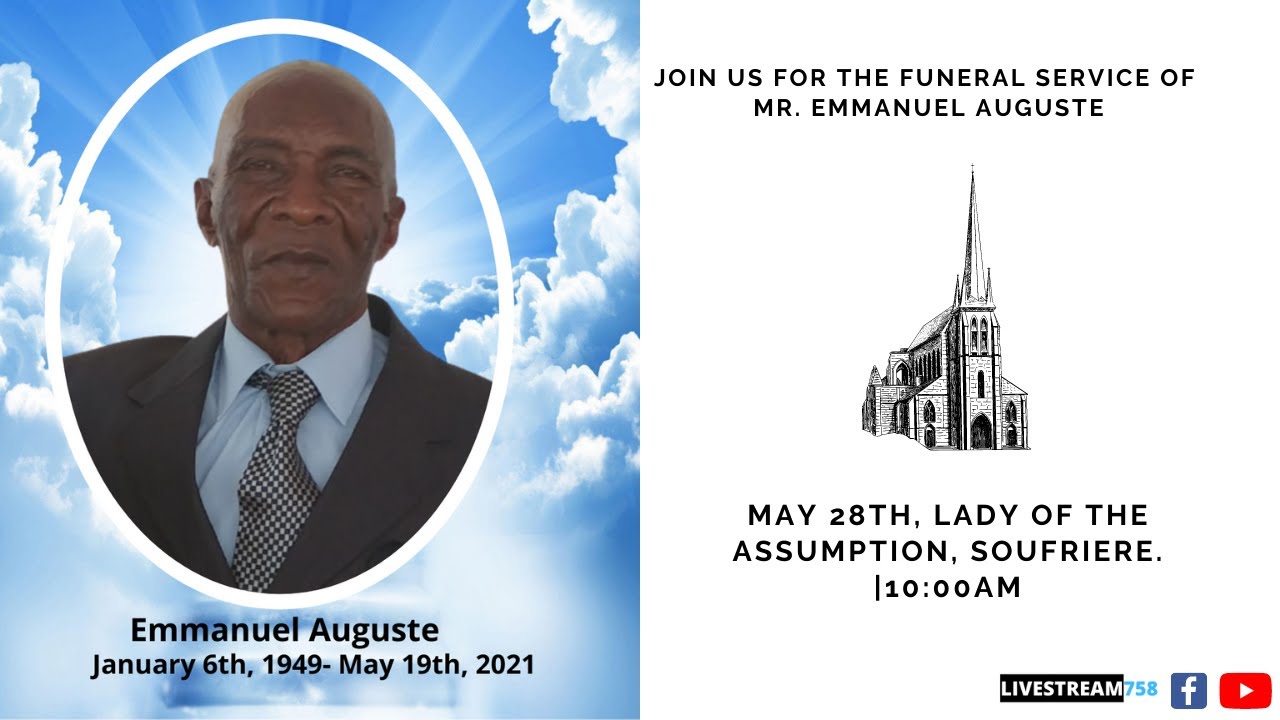 FUNERAL SERVICE OF EMMANUEL AUGUSTE - YouTube