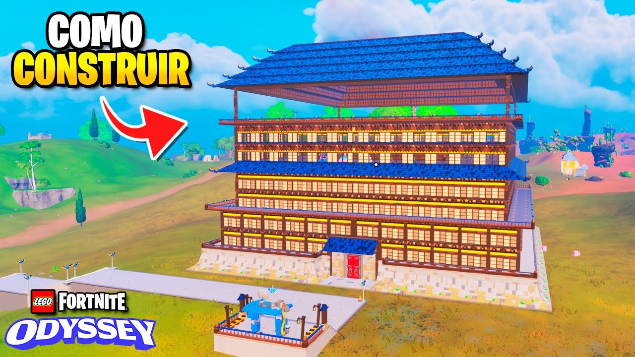 Como Fazer uma Base GIGANTE no LEGO Fortnite Odyssey - YouTube