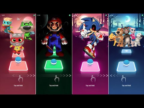 TALKING TOM HEROES VS MARIO.EXE VS SONIC.EXE VS TALKING TOM FRIENDS ...