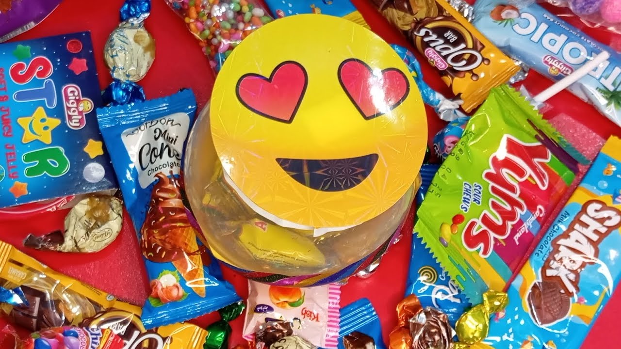 Satisfying asmr unboxing of jelly lollipop and sweets|Good candy asmr ...