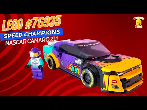 LEGO Speed Champions | NASCAR Chevrolet Camaro ZL1 Set #76935 | Speed Build | Build Instructions