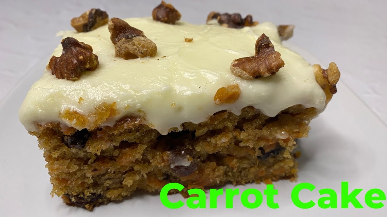 How to make Super Spongy Carrot Cake in Just 5 MINUTES - YouTube