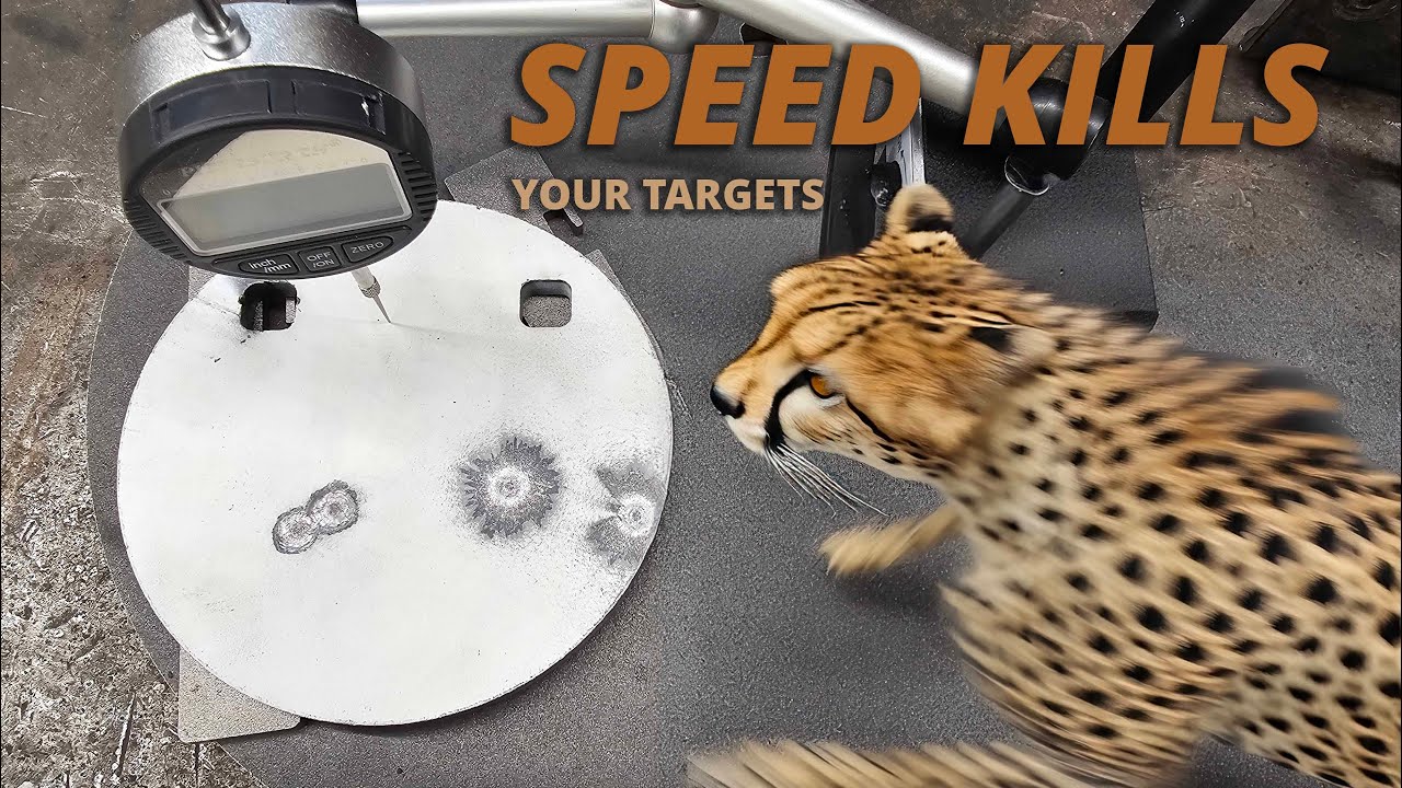 Speed Kills! (your targets)-Velocity Testing Steel Target with .22-250 ...