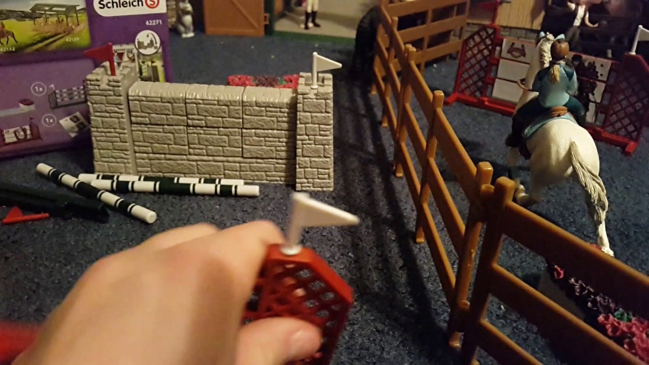 Schleich jump set unboxing - YouTube
