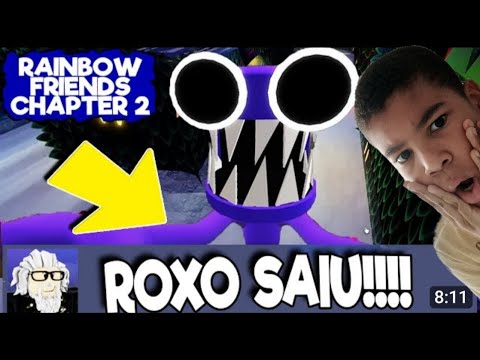 "VAZOU" A FORMA VERDADEIRA DO MONSTRO ROXO NO RAINBOW FRIENDS CHAPTER 2 ...