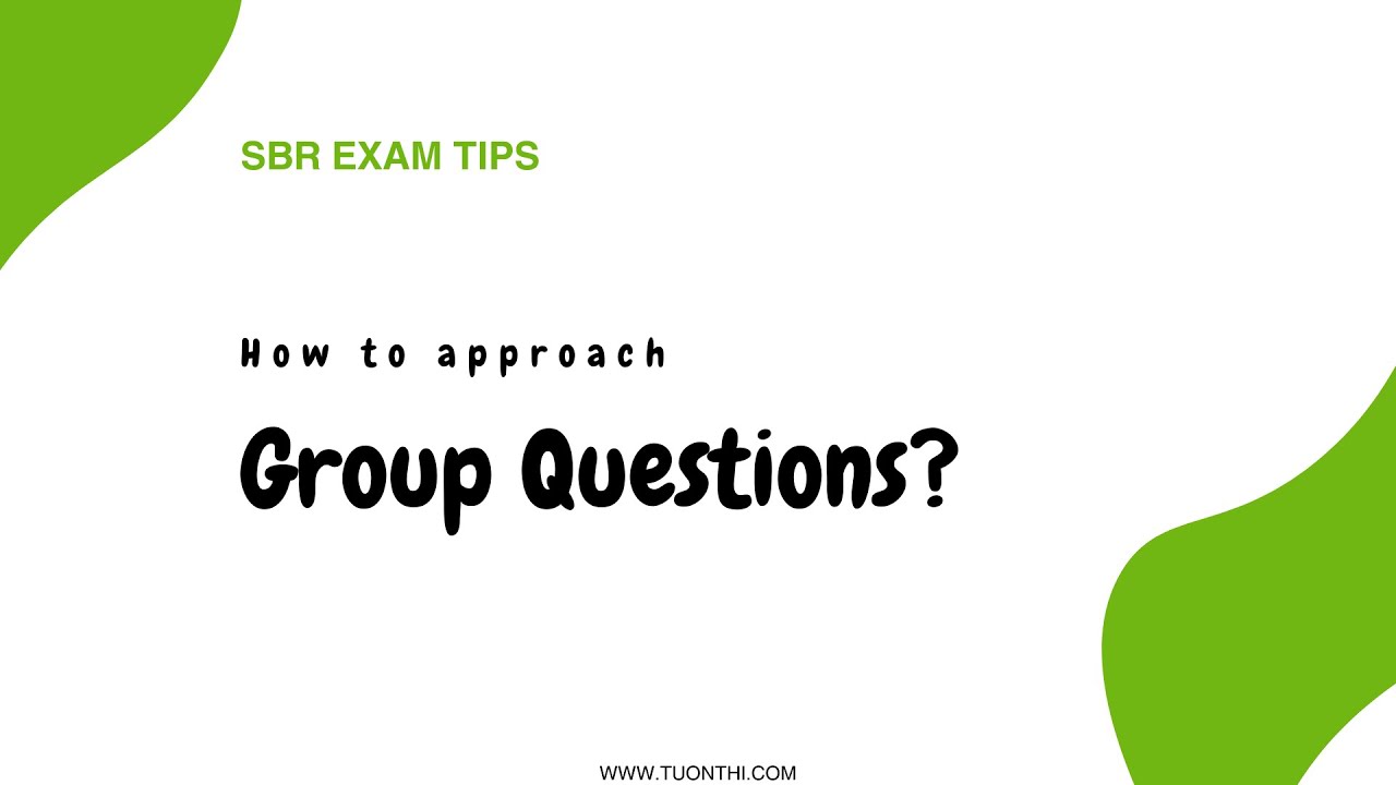 ACCA SBR Exam Tips: How to approach Question 1? - YouTube