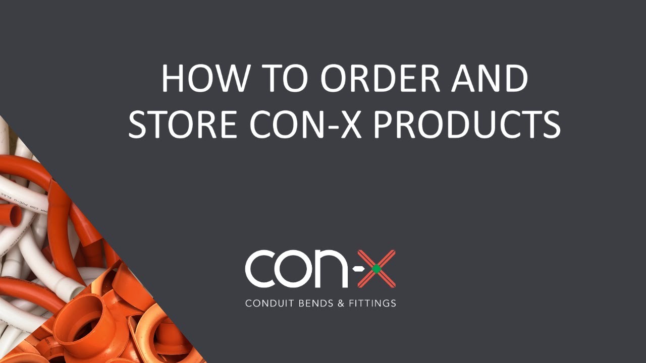 How to Order and Store Con-x Products - YouTube