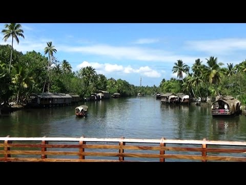 Kerala Backwater Boat Cruise from Kumarakom, Kottayam - YouTube