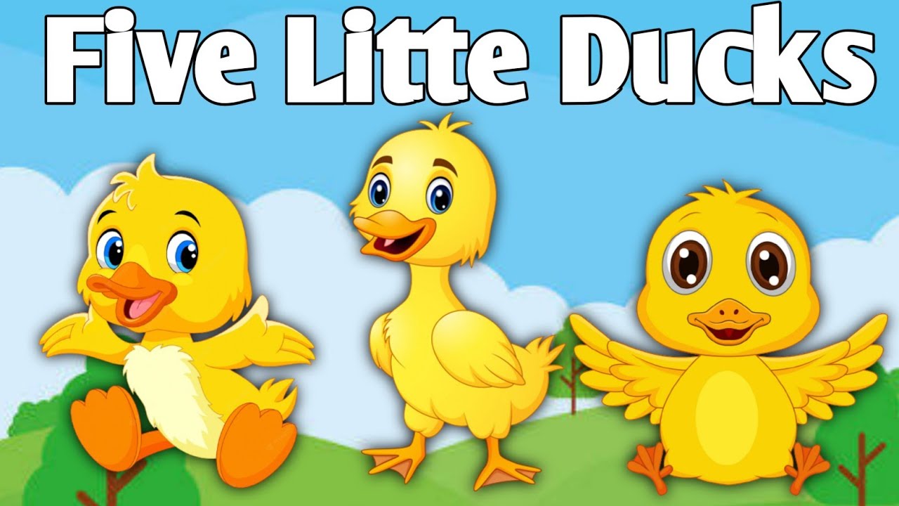 five little ducks went out one day/five little ducks poem/prenursery ...