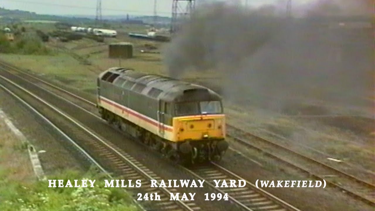 BR in the 1990s Healey Mills Railway Yard (Wakefield. Yorks) on 24th ...