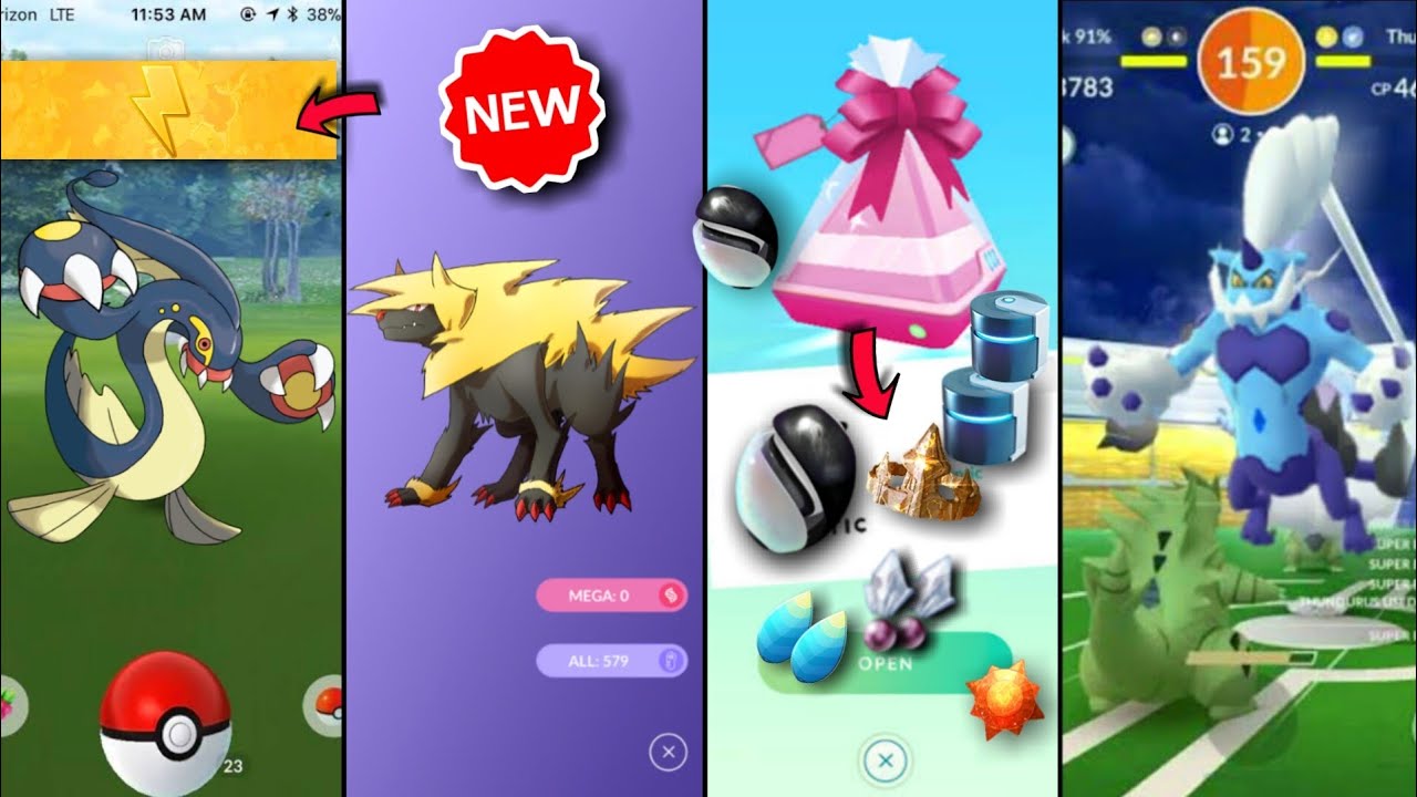 New Mega pokemon in pokemon go | get free unova stones from gifts ...