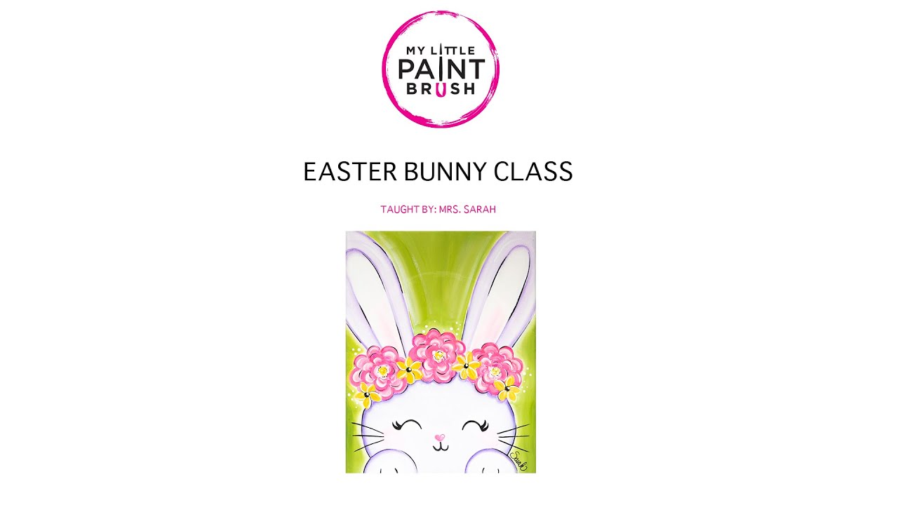 HOW TO PAINT! Acrylic Painting for Beginners | Easter Bunny Tutorial ...