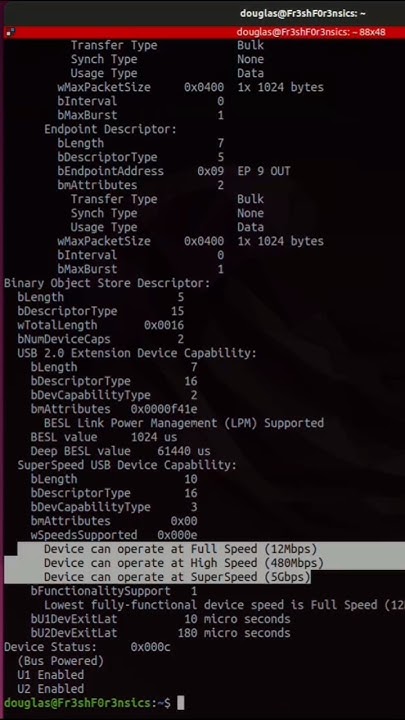 Enumerate Linux Devices With Lsusb Youtube