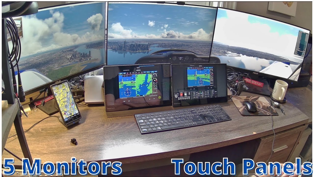 MSFS 2020 Test Flight - 7900X3D, 4070Ti, Multiple Monitors, Touch ...