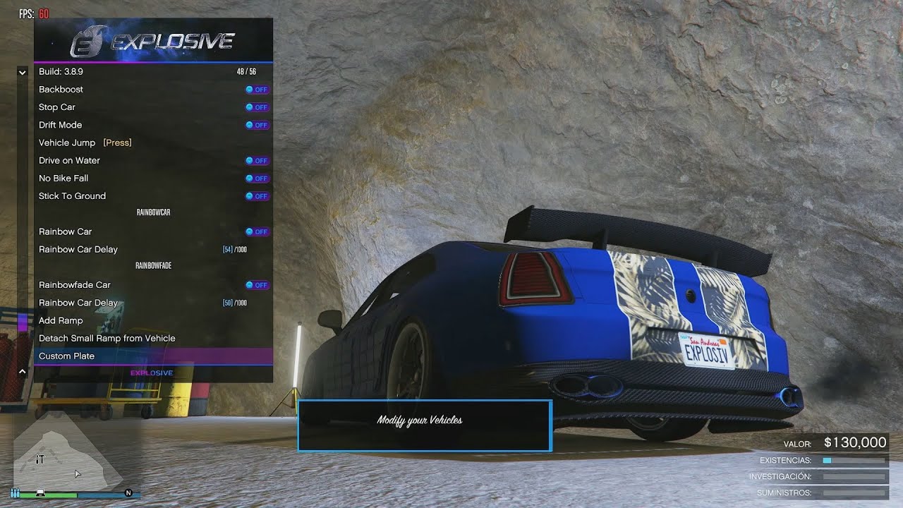 GTA 5 PC 1.64 Best Mod Menu Explosive - Vehicle Options p.5 (Extended ...