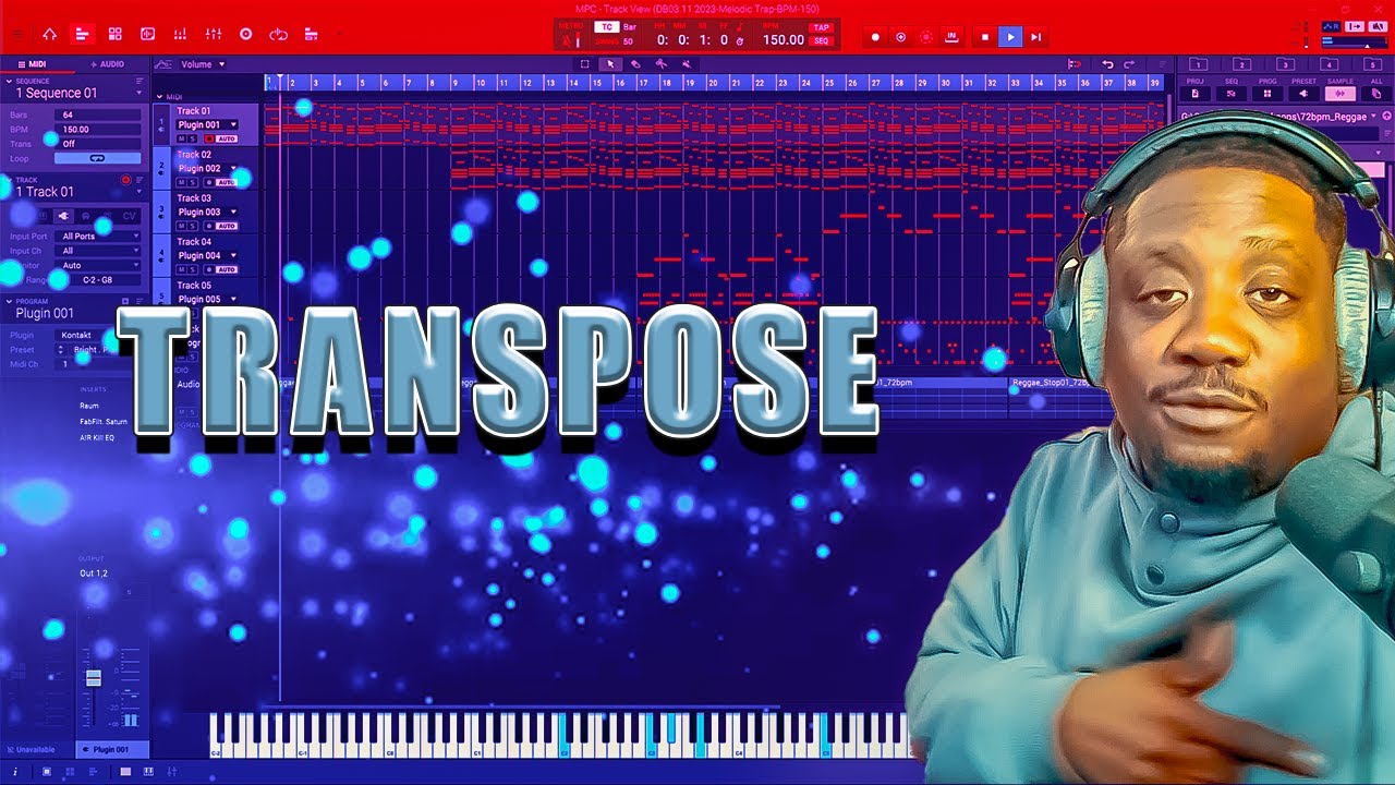 Quick Beat Transpose MPC Software Beat making - YouTube