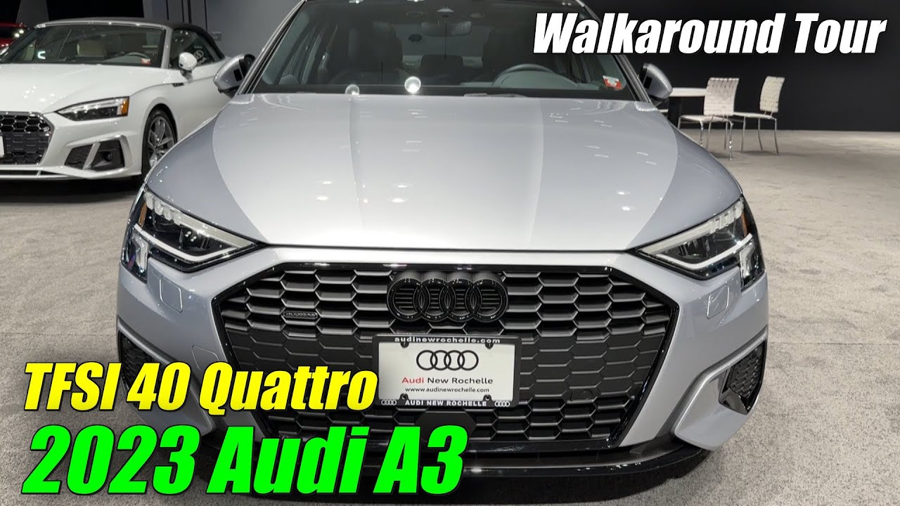 Great Small Sedan ! 2023 Audi A3 40 TFSI Quattro - YouTube