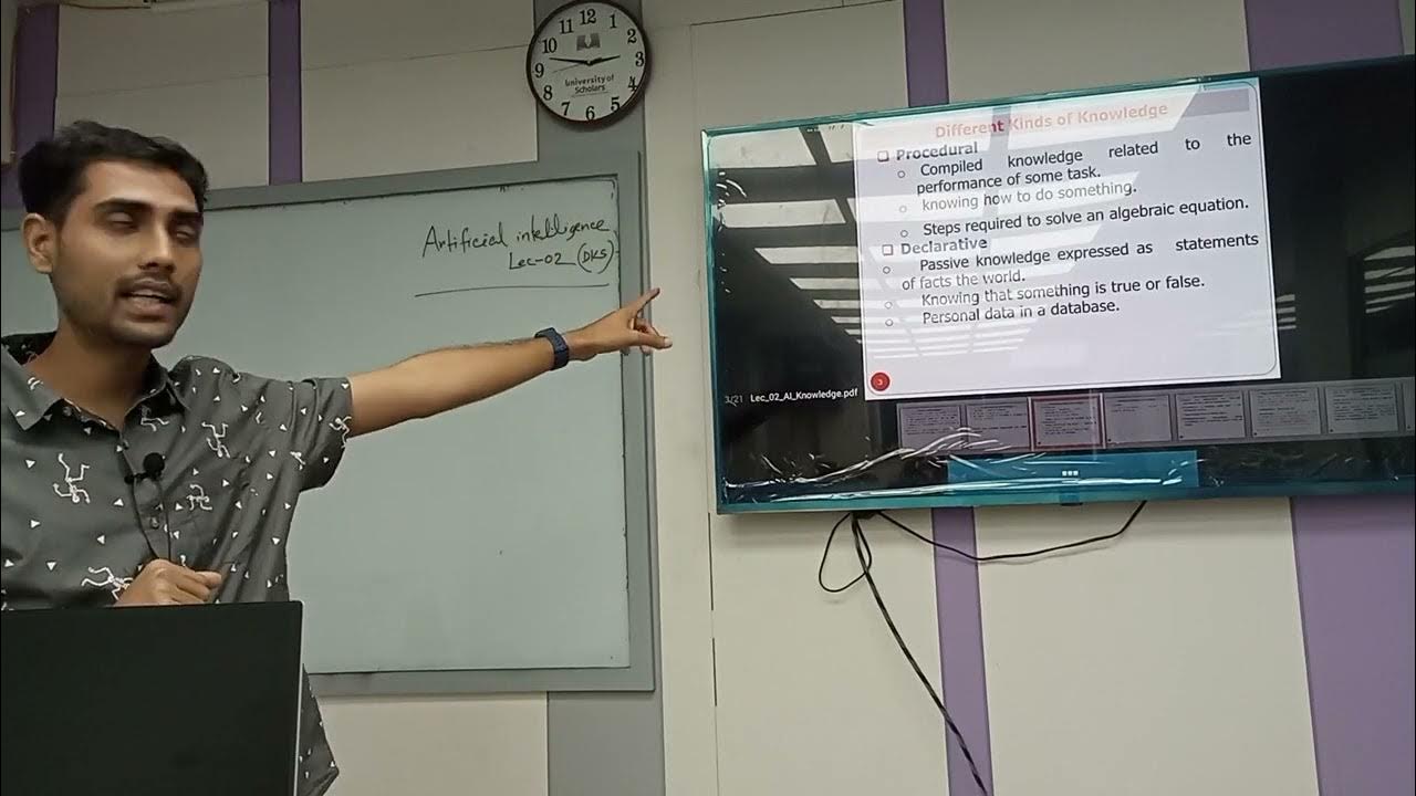 Artificial Intelligence | Lecture - 1 | CSE | DKS | University of Scholars - YouTube