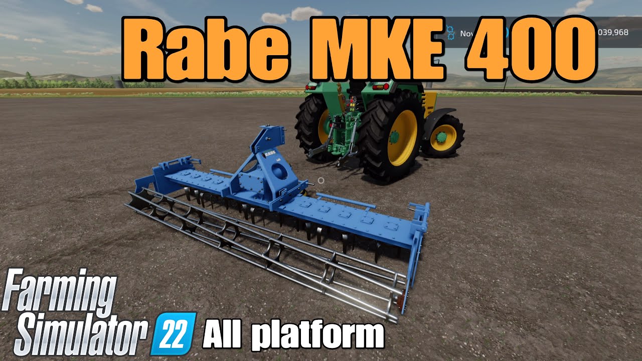 Rabe MKE 400 / FS22 mod for all platforms - YouTube