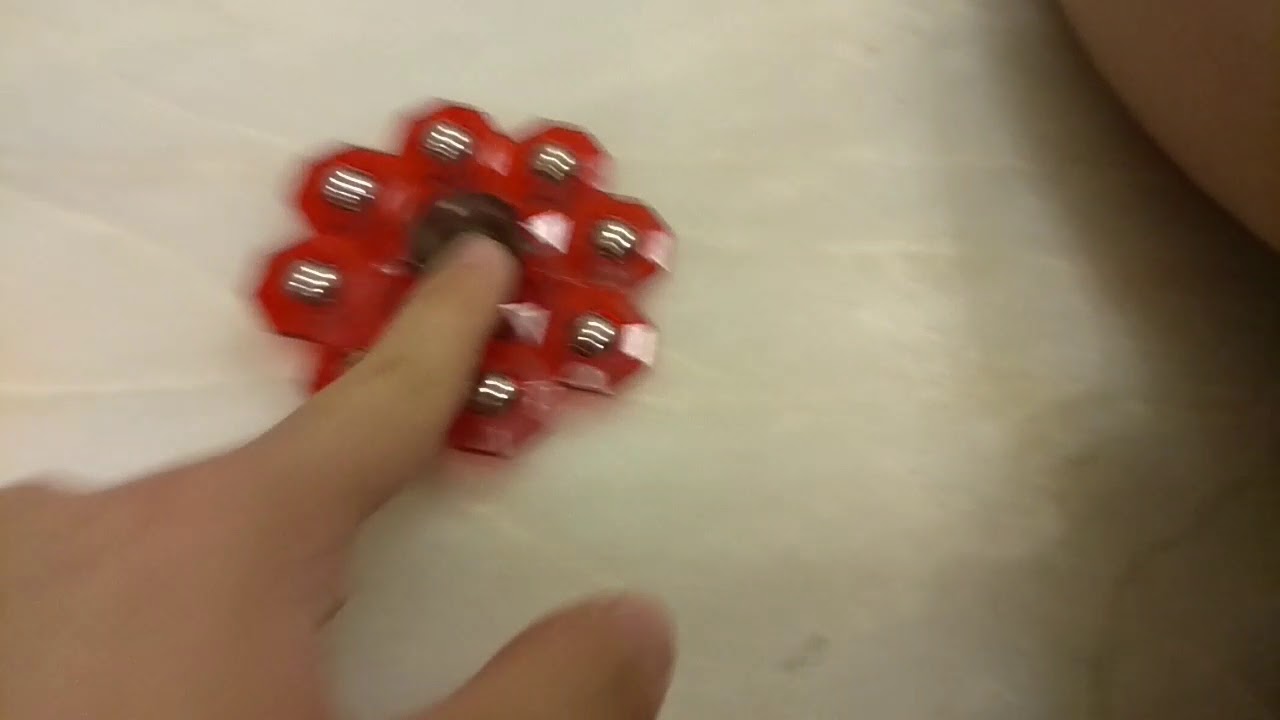 Eight sided fidget spinner - YouTube