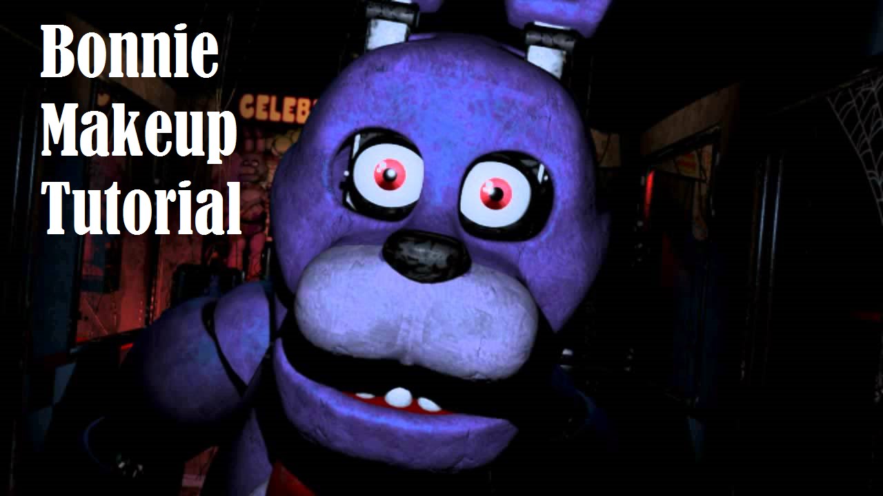 Five Nights at Freddy's Bonnie makeup tutorial - YouTube