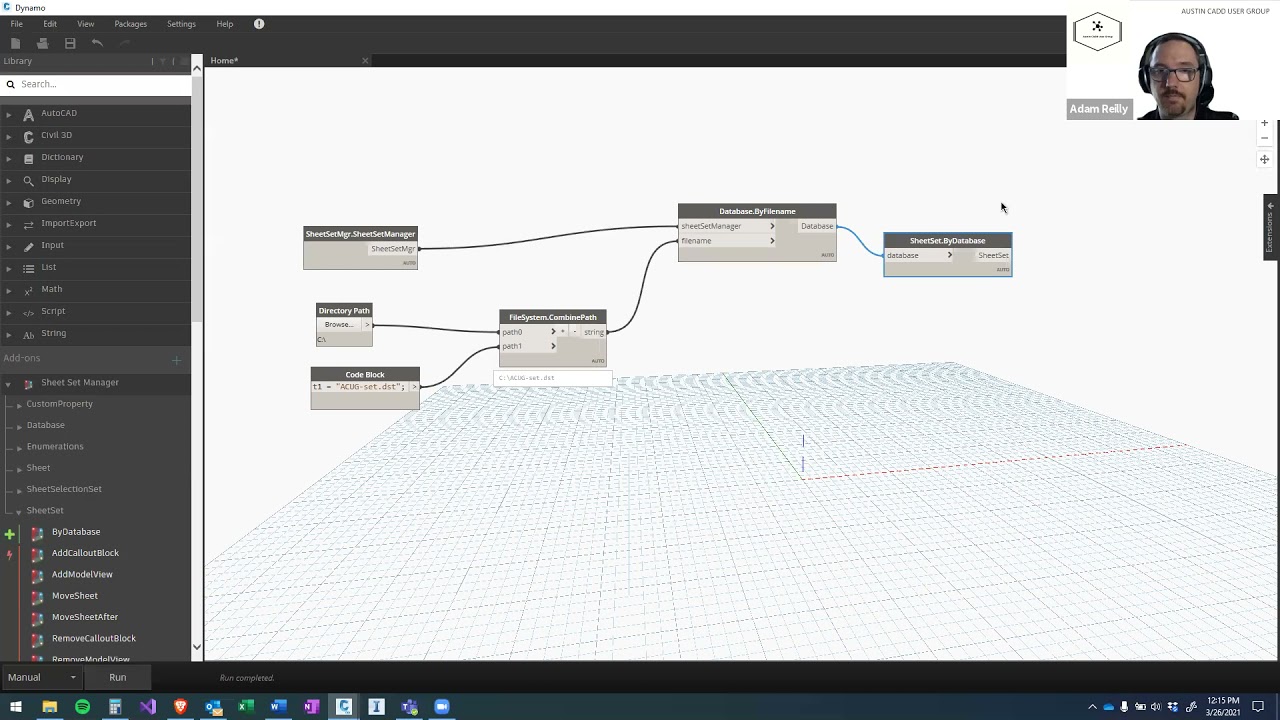 Dynamo for Civil 3D and the Sheet Set Manager - YouTube