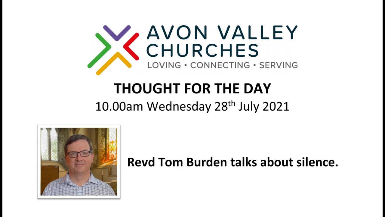 Thought for the Day with Revd Tom Burden - YouTube