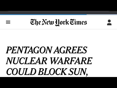 WW3 begun in 2022: the next step is nukes blocking out sun and ...
