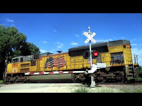 UP 8591 South MITPS Filmed At North Kasper Siding Awesome Shave & Haircut Brief Stop (7-22-2022 ...