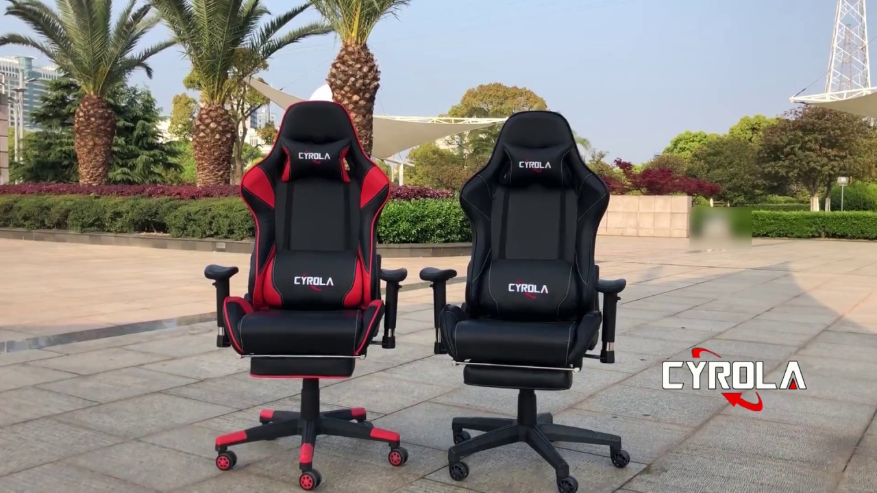 Function of Cyrola gaming chair 45s - YouTube