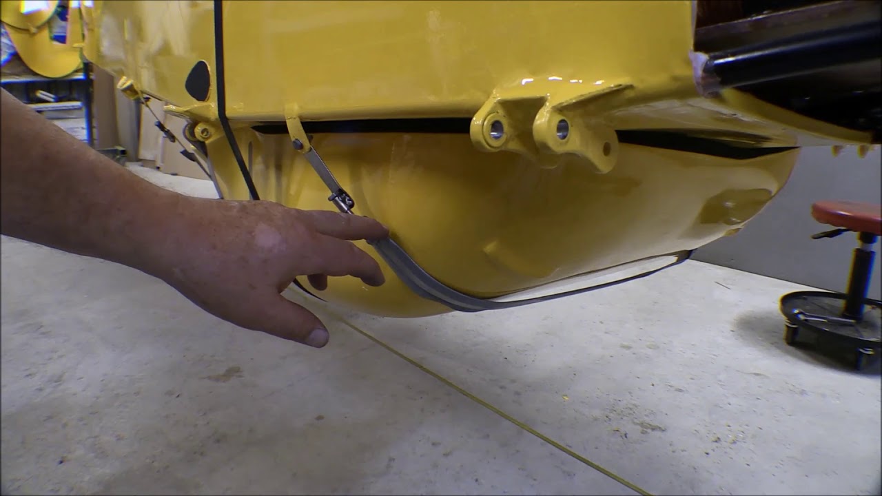 Piper Supercub Widebody refurbishment: mounting aux fuel tank - YouTube
