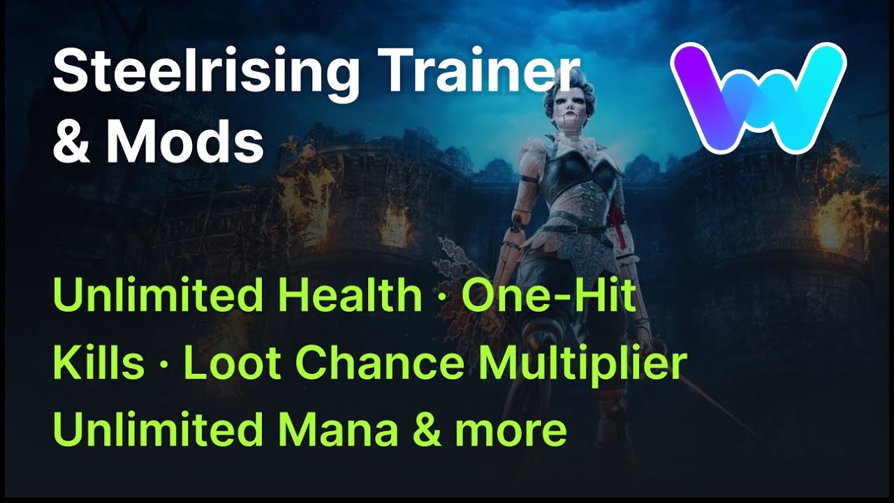 Steelrising Trainer +30 Mods (Unlimited Health, Unlimited Mana, Set ...